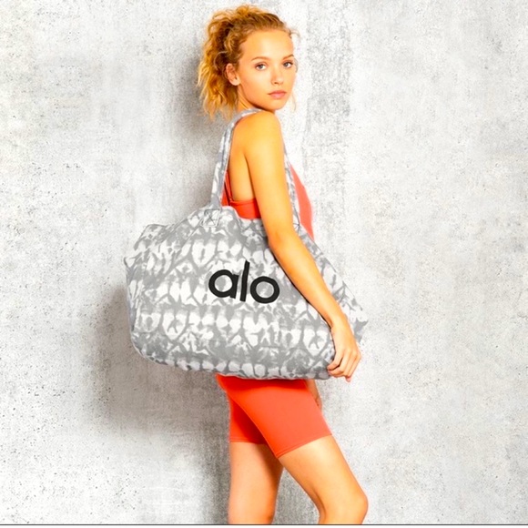 ALO Yoga | Bags | Alo Yoga Tote Bag Grey Tie Dye | Poshmark